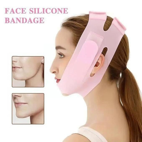 Facial Silicone Bandage for Double Chin & Cheek Reducer – Well Bella